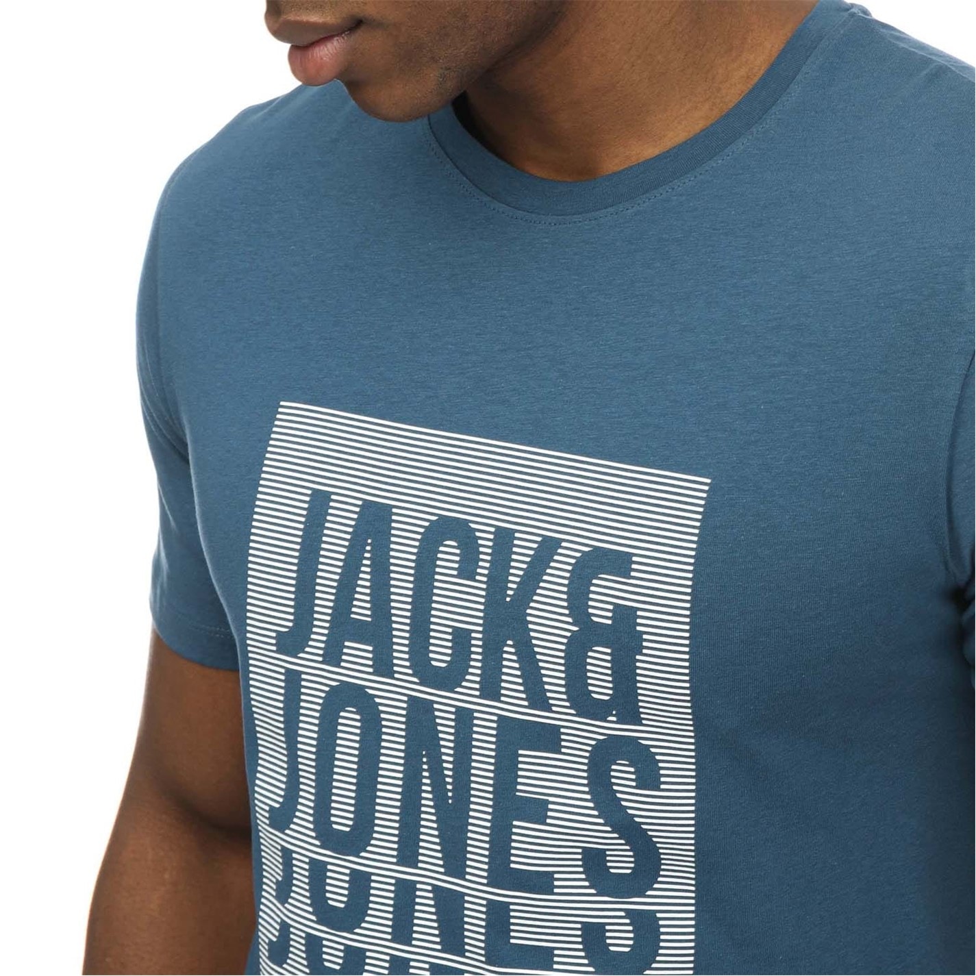Jack and Jones Flint 5 Pack Crew T-Shirts | USC