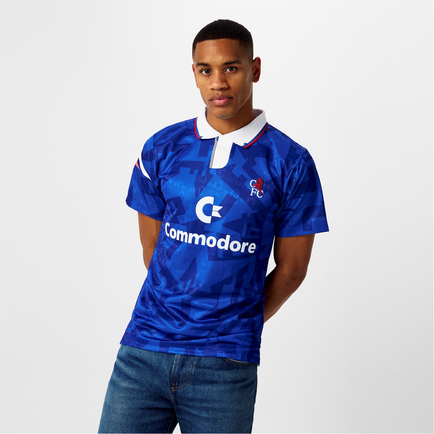 Score Draw Chelsea FC Home Shirt 1992 1993 | USC