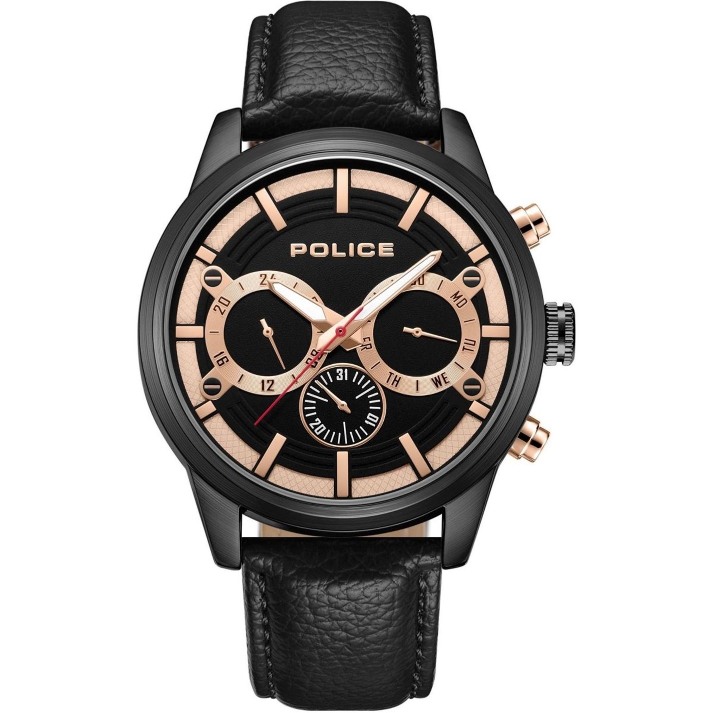 Police Gents Police 45mm Black Quartz Watch POL.90049B | USC