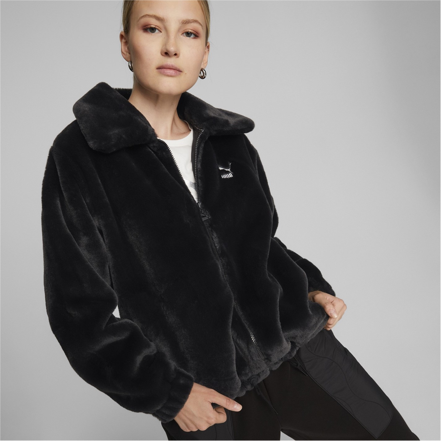 Puma Puma Classics Faux Fur Jacket | USC